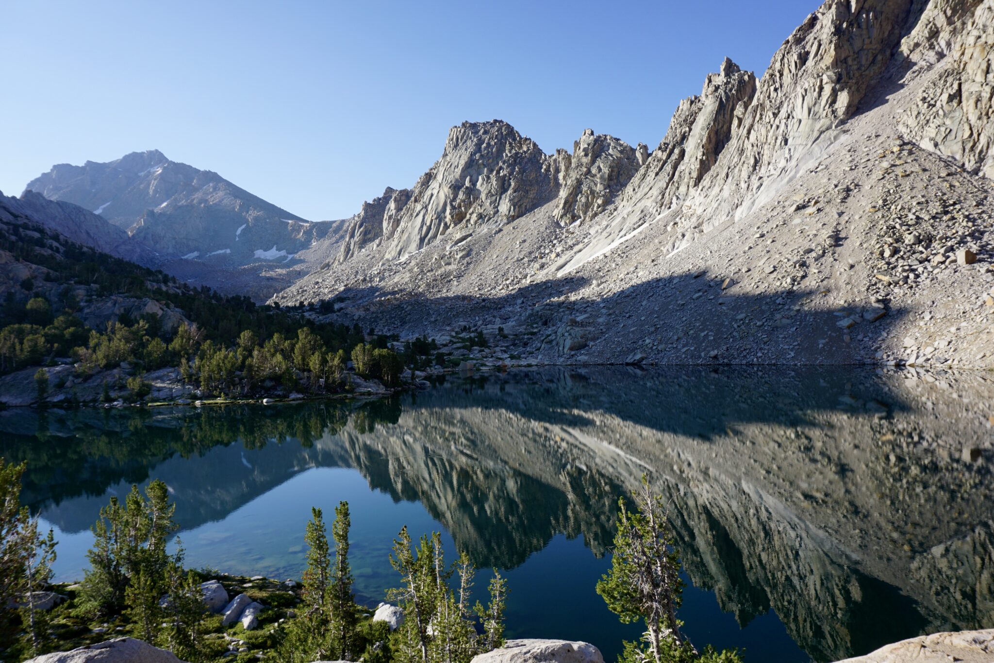 Hiking over Kearsarge Pass to Kearsarge Lakes - Beyond These Borders