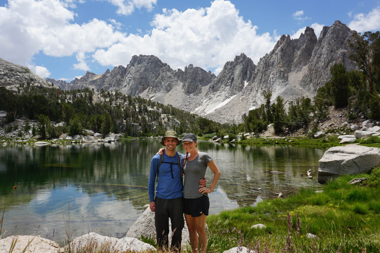 Hiking over Kearsarge Pass to Kearsarge Lakes - Beyond These Borders