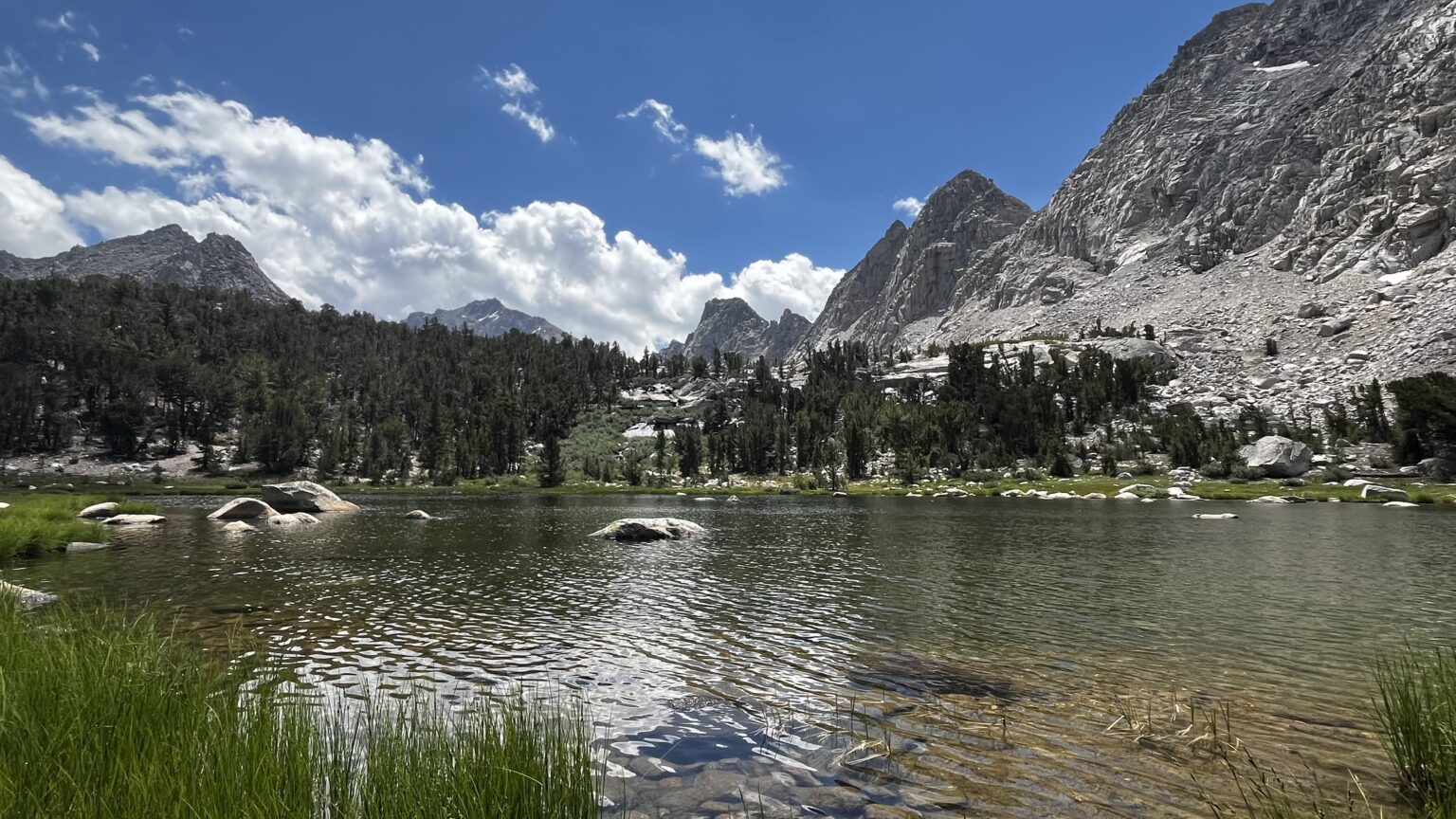 Hiking over Kearsarge Pass to Kearsarge Lakes - Beyond These Borders