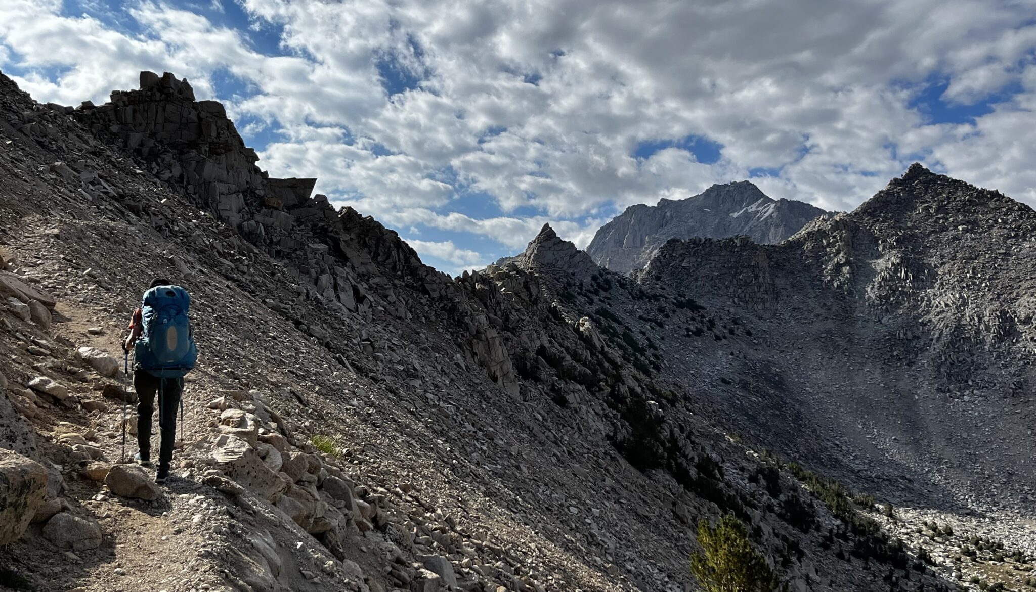 Hiking over Kearsarge Pass to Kearsarge Lakes - Beyond These Borders
